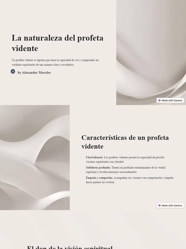 El Rol del Profeta Vidente | PDF | Profeta | Clarividencia
