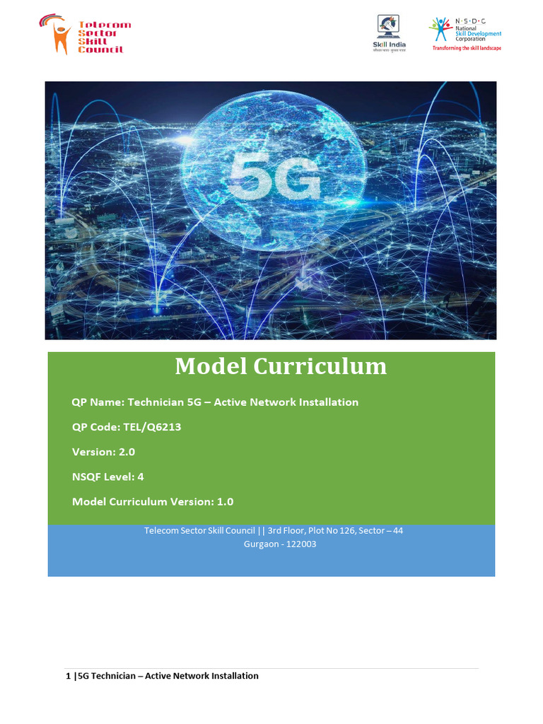Technician 5G Active Networks Installation | PDF | Computer Network | Safety