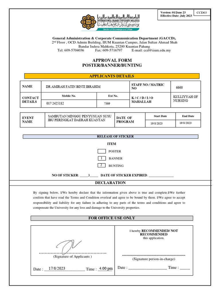 GRAND HALL APPLICATION FORM | PDF