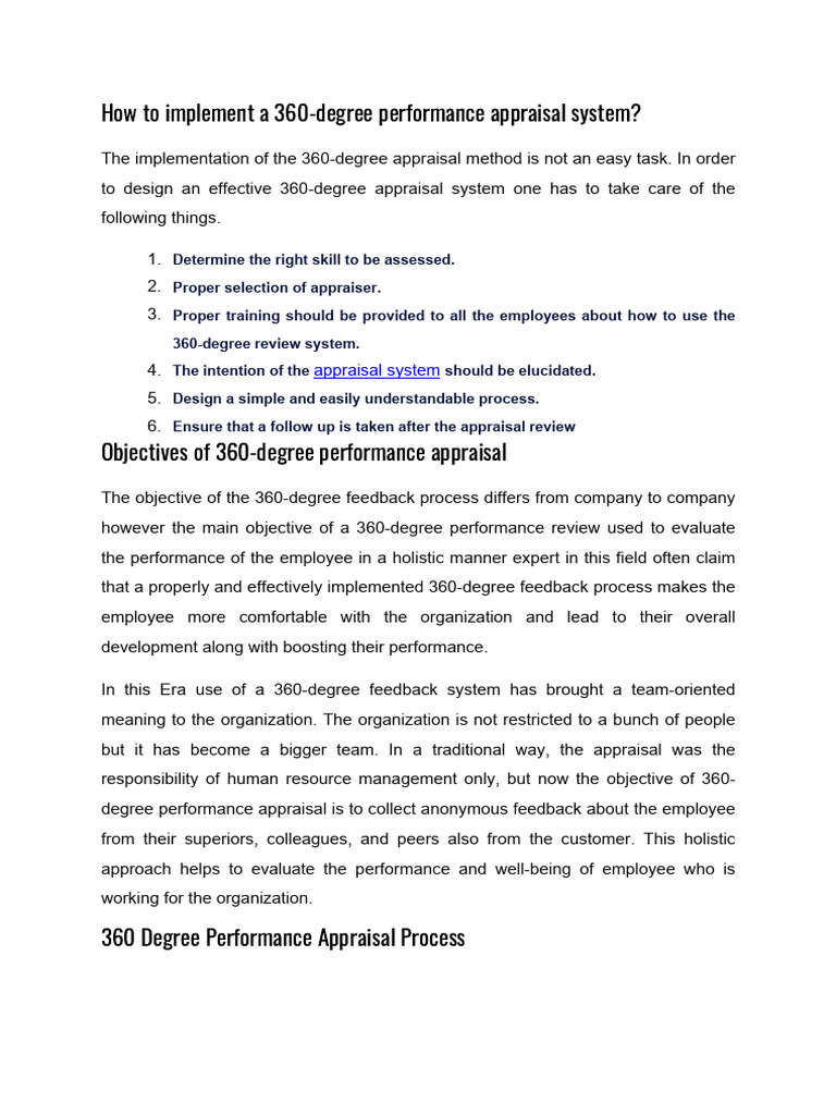 360 Degree Hrm Pdf Performance Appraisal Social Psychology