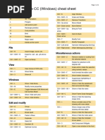 Tekla Structures 20 Shortcuts | PDF | Control Key | Computer Architecture