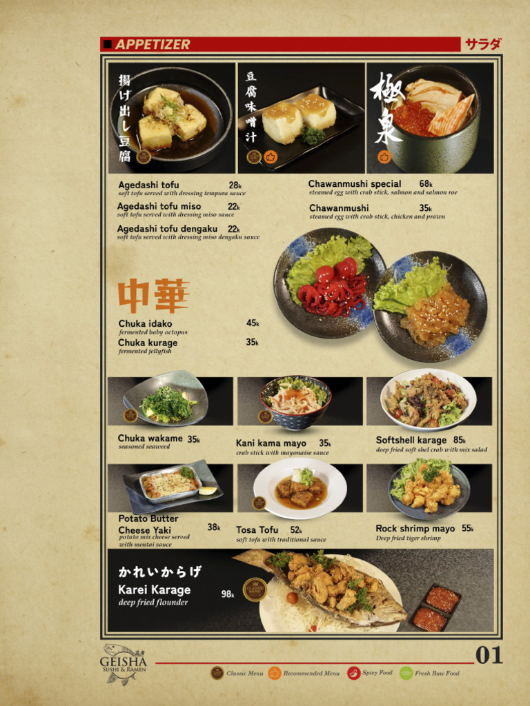 Gsr Menu 2024 New Size | PDF