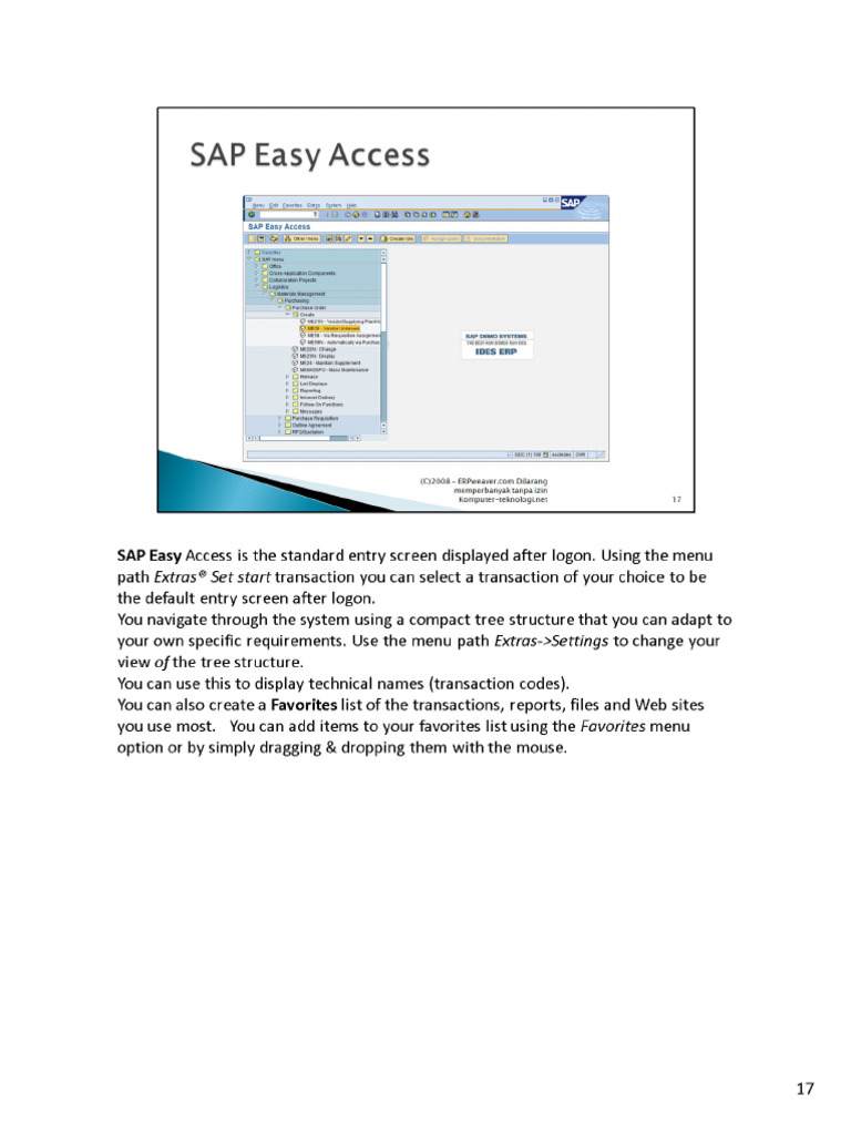 SAP Intro Session 01 Part3 | PDF