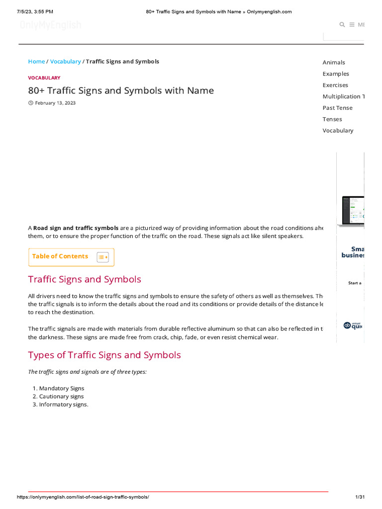 80+ Traffic Signs and Symbols With Name | PDF | Traffic | Traffic Light