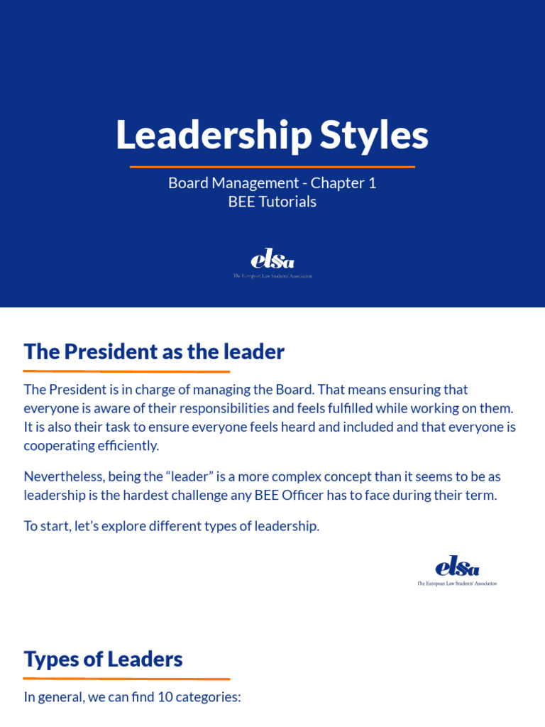 1_Leadership_Styles | PDF | Leadership | Feeling