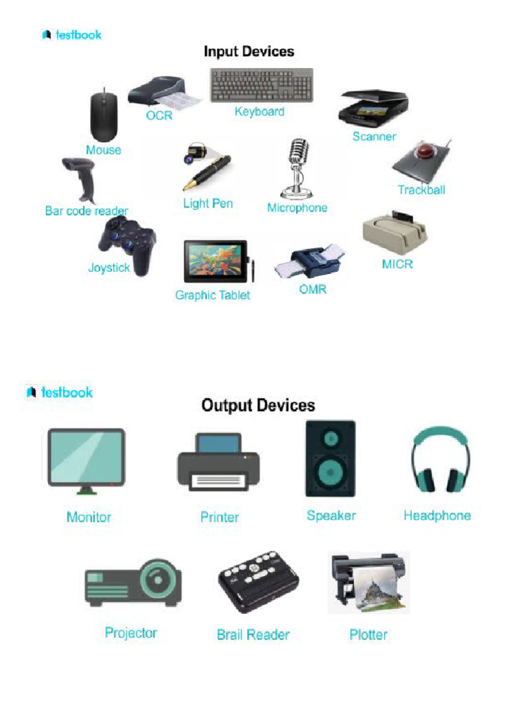 input and output devices | PDF