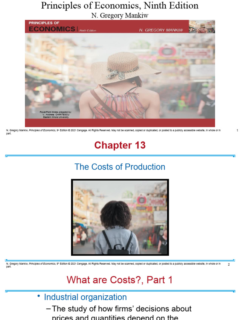 Chapter 13: Costs of Production | PDF | Average Cost | Long Run And ...