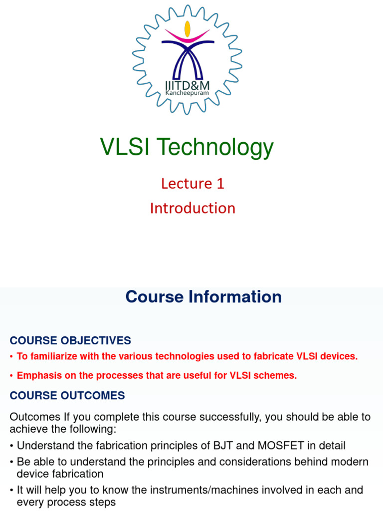 VLSI Tech Intro 2024 | PDF | Integrated Circuit | Electronic Circuits