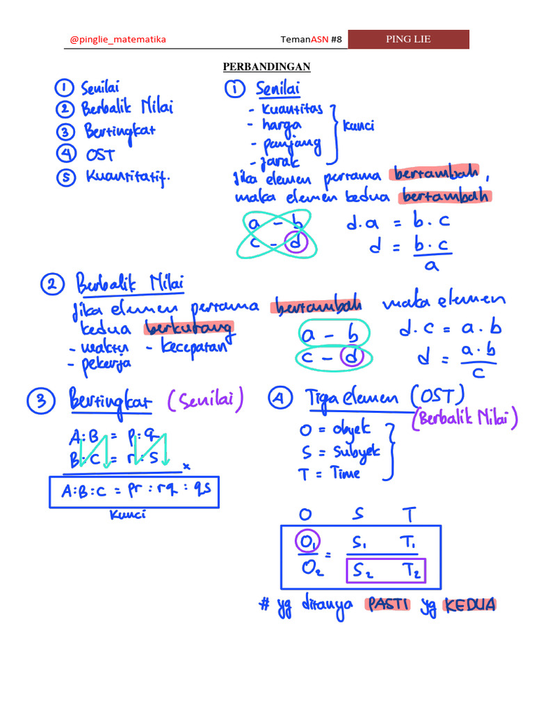 1 PERBANDINGAN - Pembahasan | PDF