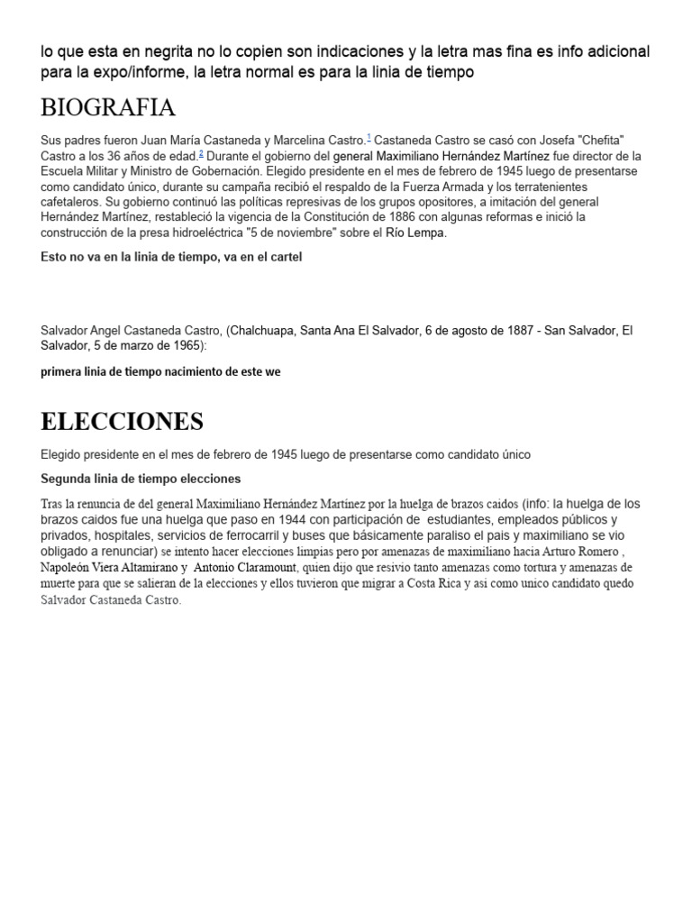 Gobierno de Castaneda Castro#1 | PDF