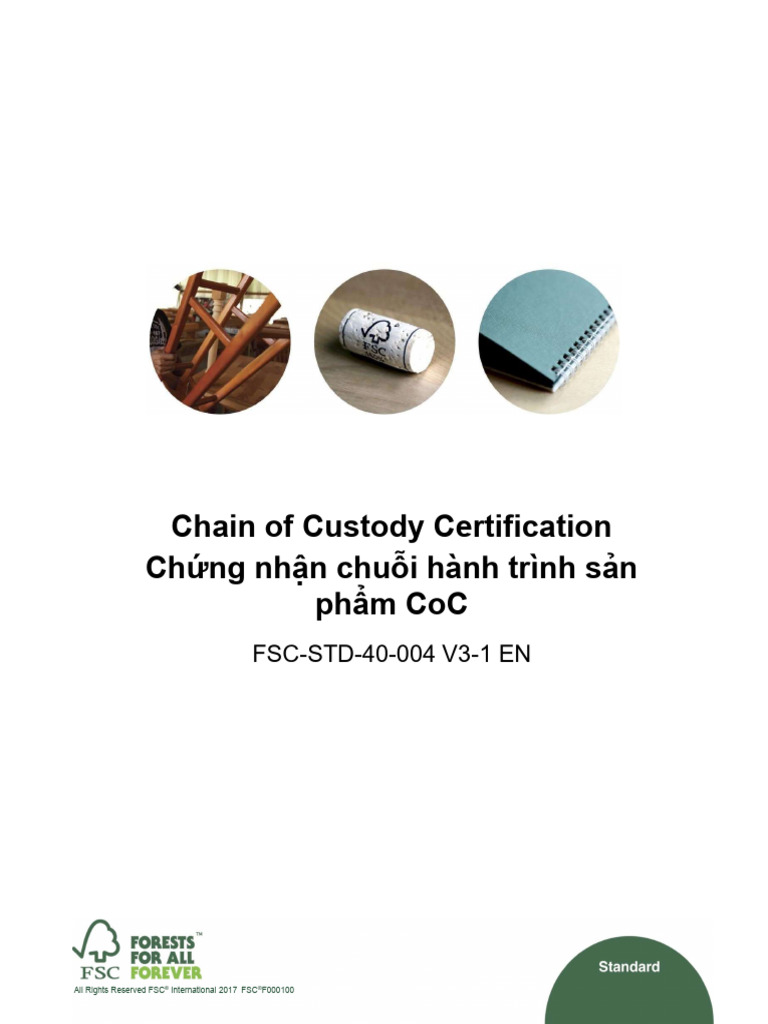 Tieu chuan FSC COC V3-1 | PDF | Forest Stewardship Council
