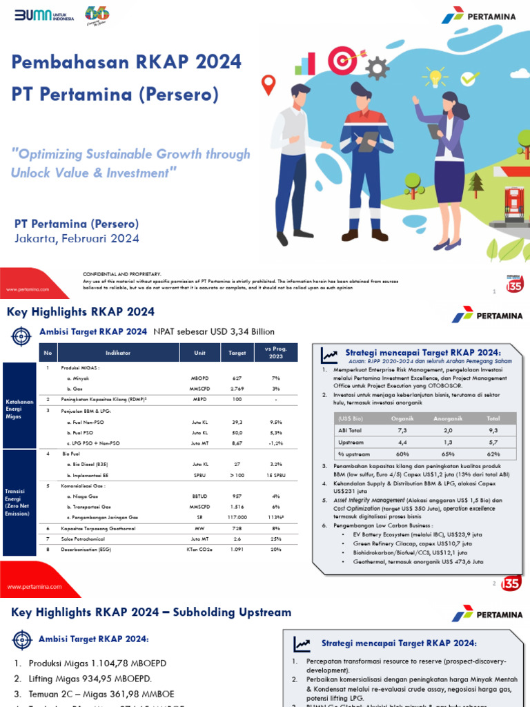 Materi RKAP 2024 - For BPK - Rev04 (SF) | PDF