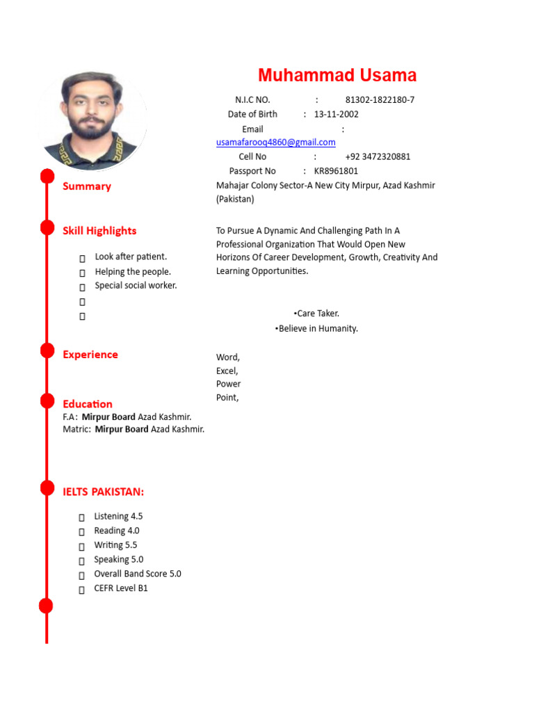 Muhammad CV | PDF