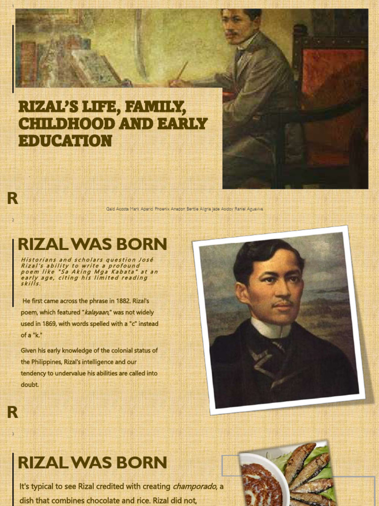 Rizal's Early Life and Family Background | PDF