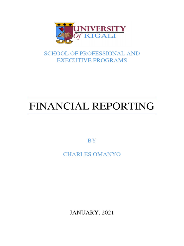 I1.2 FR Notes and Past Papers | PDF | International Financial Reporting ...