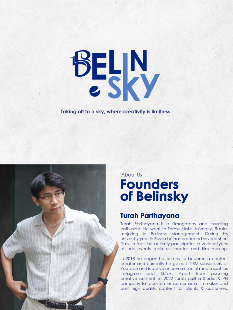 Belinsky's Company Profile and Portofolio | PDF