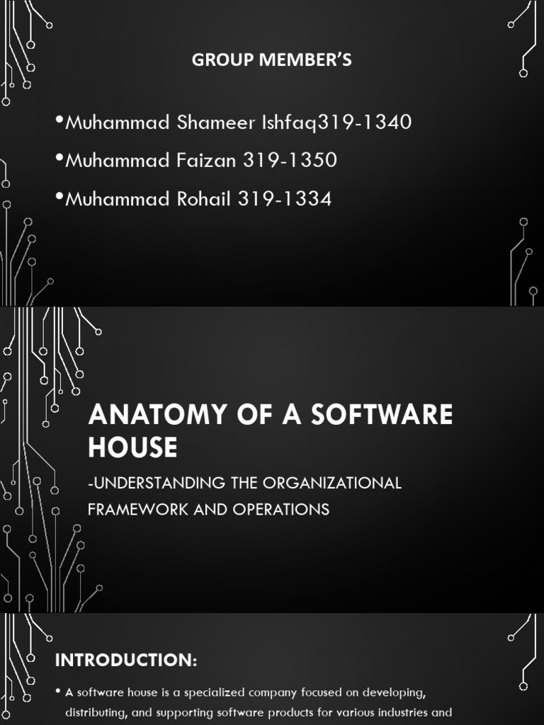 Anatomy of Software House | PDF | Software Development Process | Cloud ...
