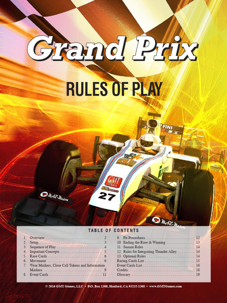 Grand Prix Rules | PDF | Formula One