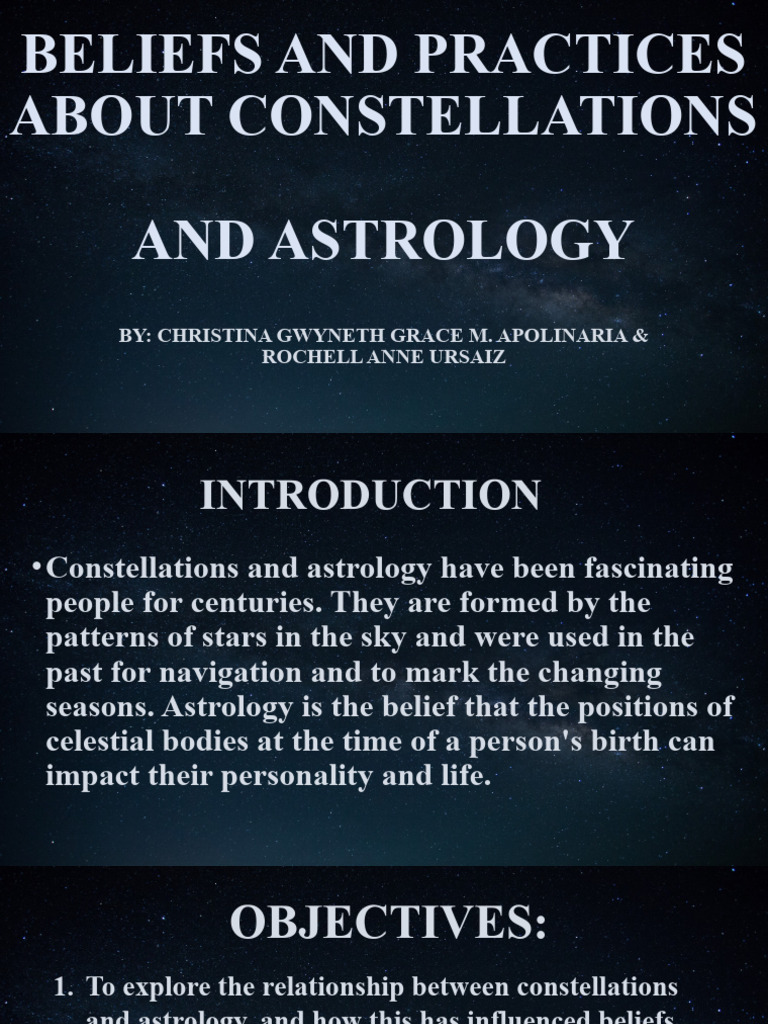 Belief and Practices | PDF | Astrology | Constellation