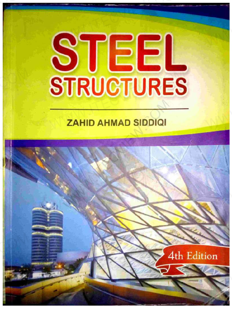 Steel Structure Book by Zahid Ahmad Siddiqi | PDF