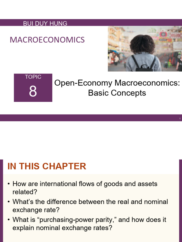 Open-Economy Macroeconomics Concepts | PDF | Exchange Rate | Balance Of ...