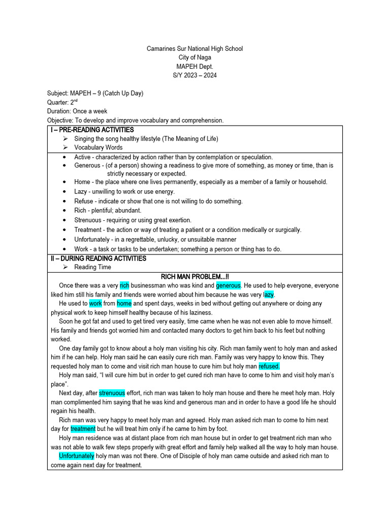 Q2 Reading Materials | PDF