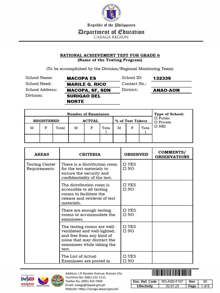 Monitoring Tool NATG6 | PDF
