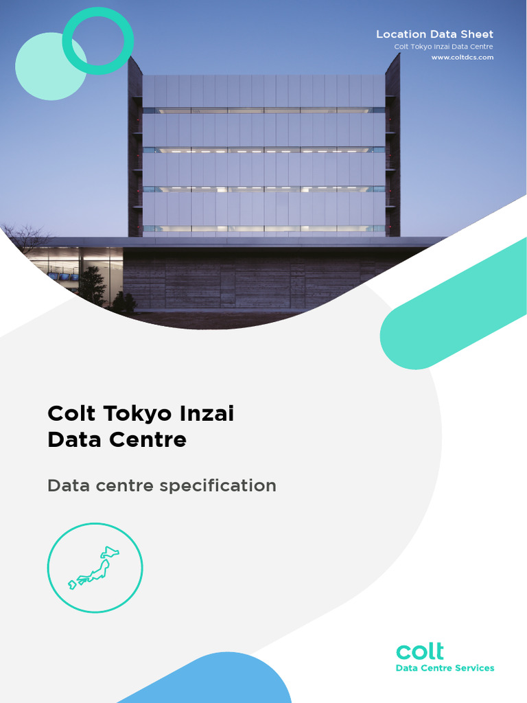 Colt Tokyo Inzai One Datasheet | PDF | Data Center | Sustainability