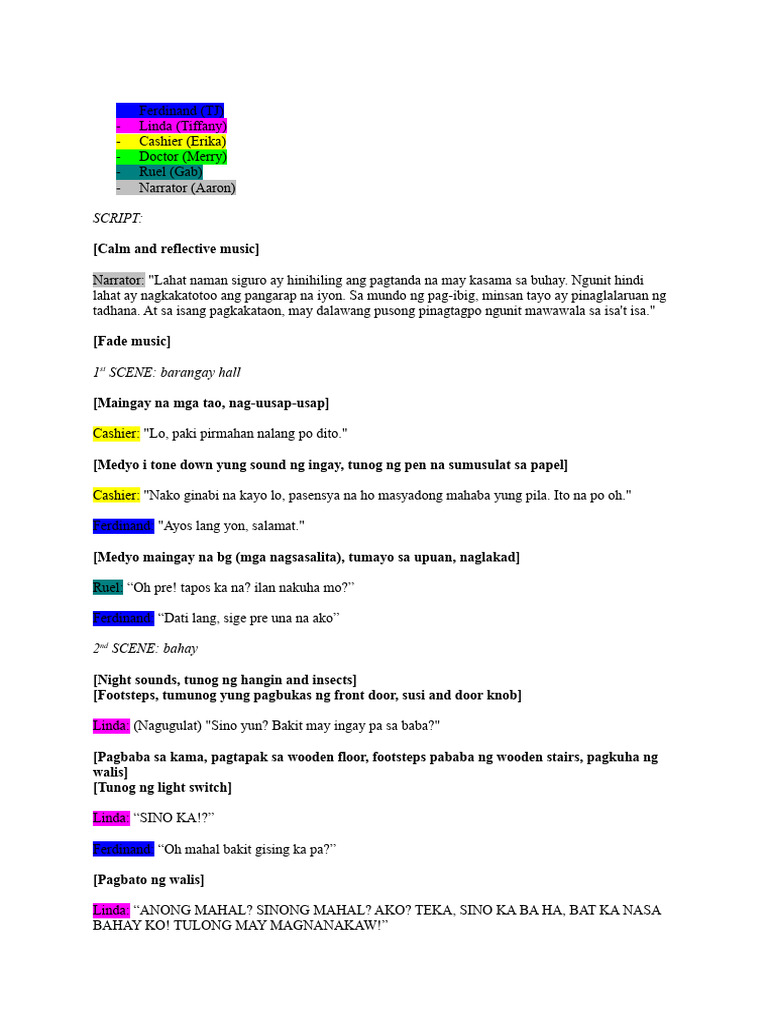 PAGPAG Radio Script | PDF
