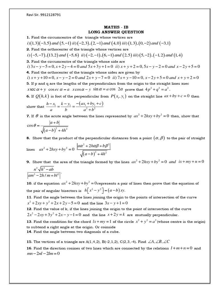 7 (Marks - IB) | PDF | Area | Rectangle