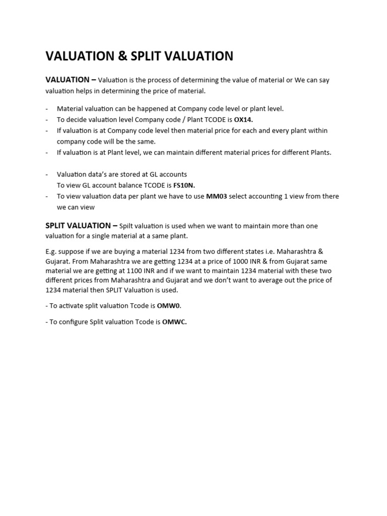 Split Valuation by Shubham Mahajan | PDF | Valuation (Finance ... Split Valuation by Shubham Mahajan | PDF | Valuation (Finance ...