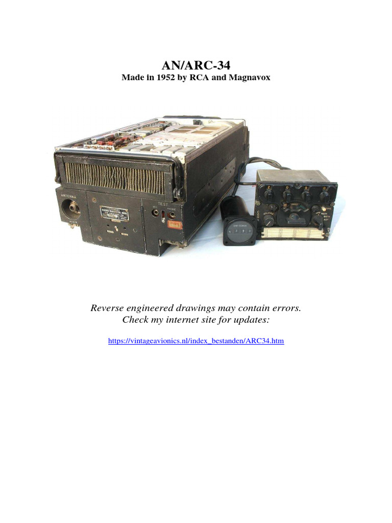 ARC34 All Diagrams | PDF | Electronic Oscillator | Detector (Radio)