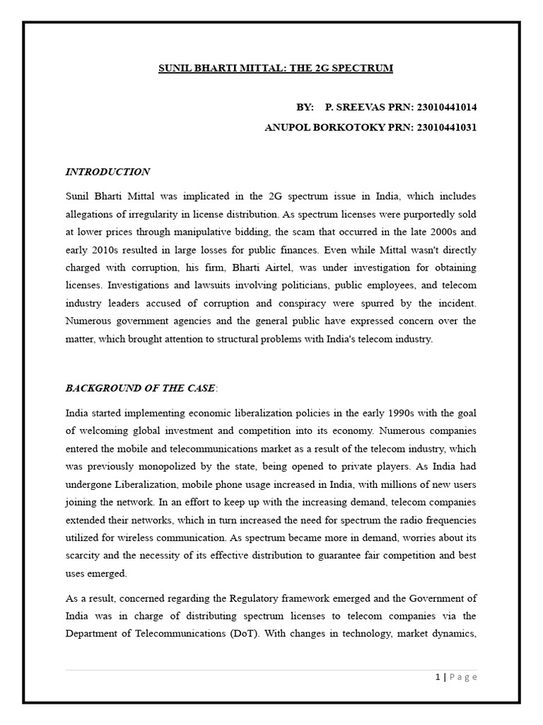 2G Spectrum Final | PDF | Prosecutor | Trials