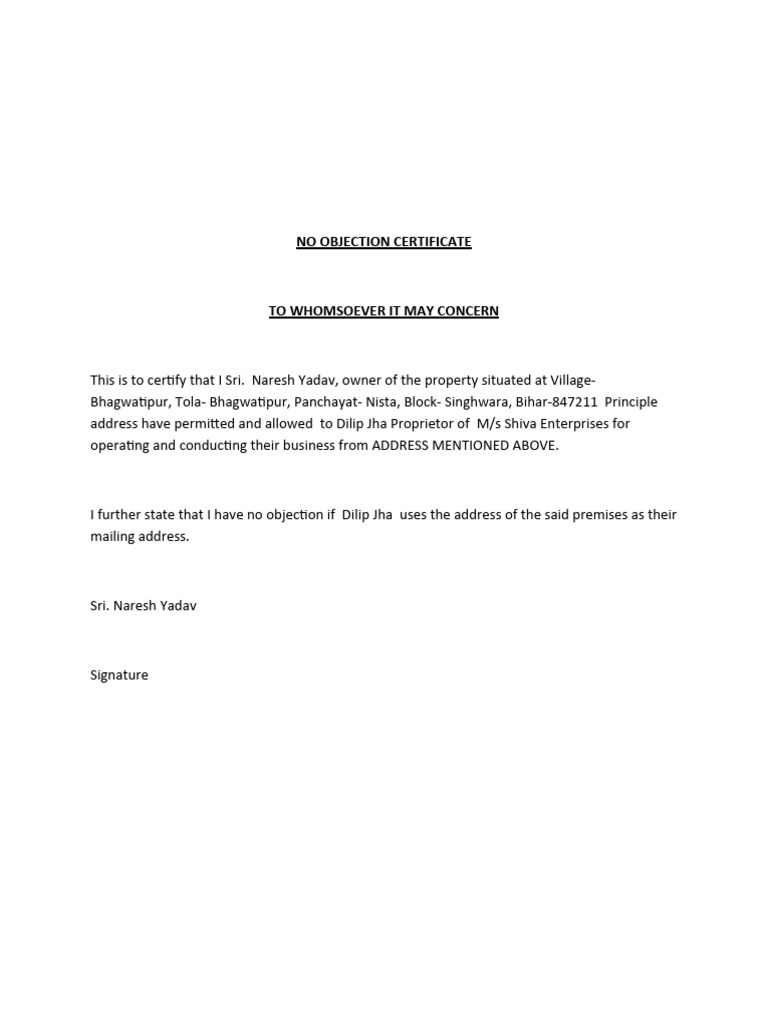 Consent Letter | PDF