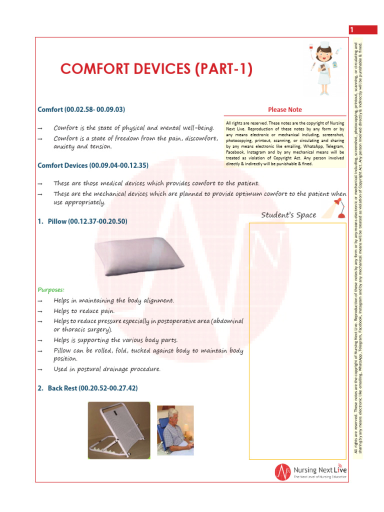788) Comfort Devices (Part 1) | PDF | Surgery | Clinical Medicine
