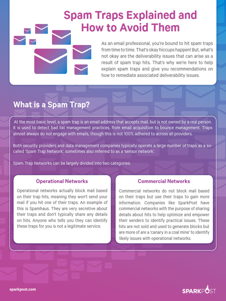 Spam Traps Cheat Sheet 1 | PDF | Email Spam | Computer Security