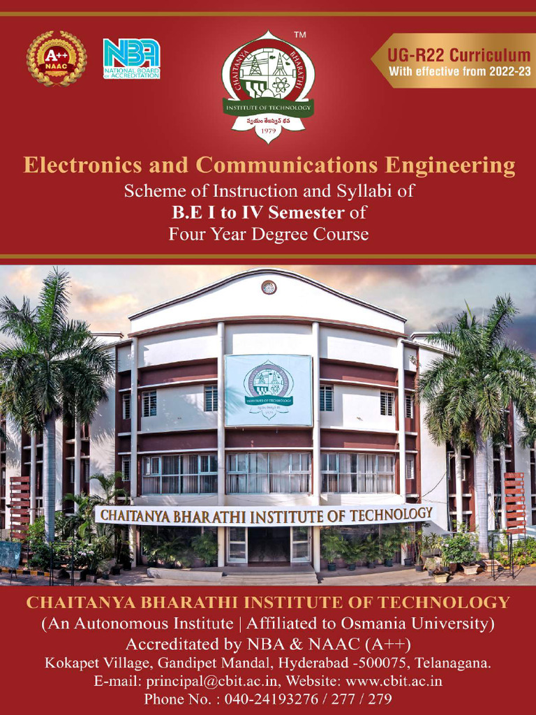 Ug r 22 Ece Syllabus | PDF | Vector Space | Linear Map