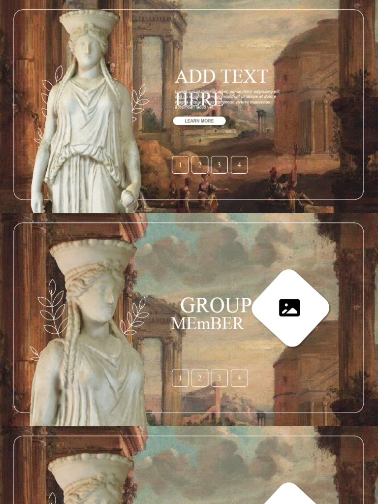 Ancient Greek Inspired Powerpoint Template by JMN | PDF