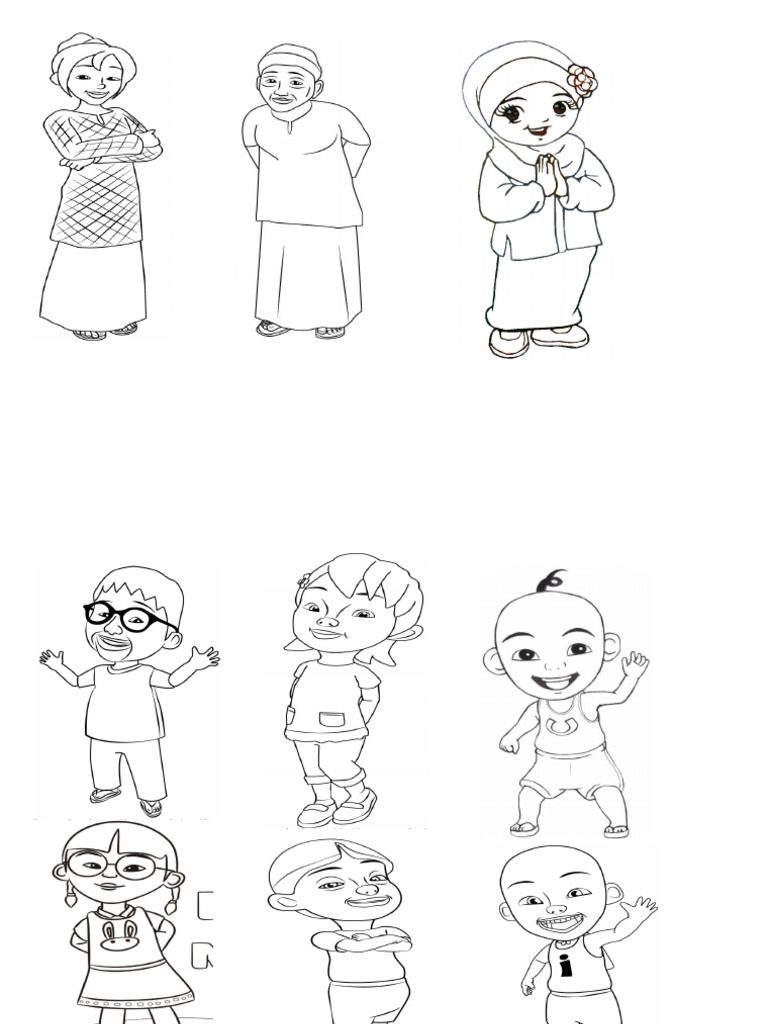 mewarnai ipin upin | PDF