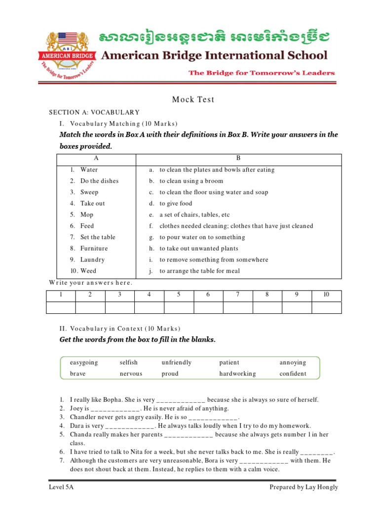 Final Mock Test | PDF