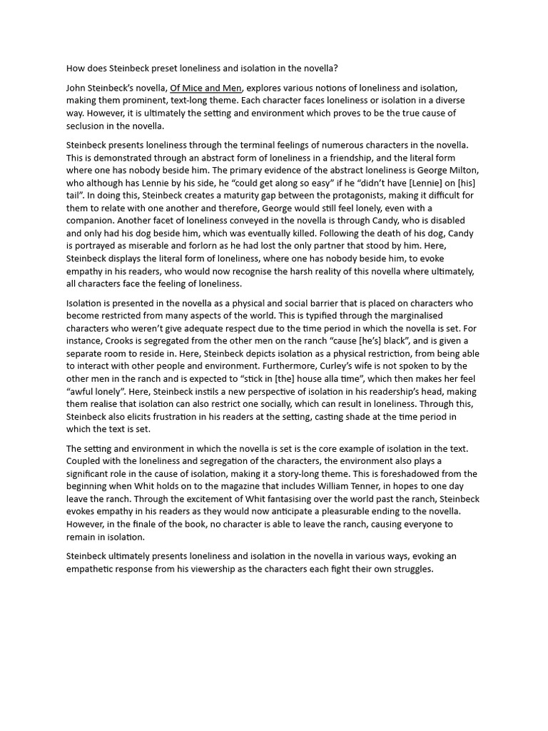 English Practice Essay | PDF