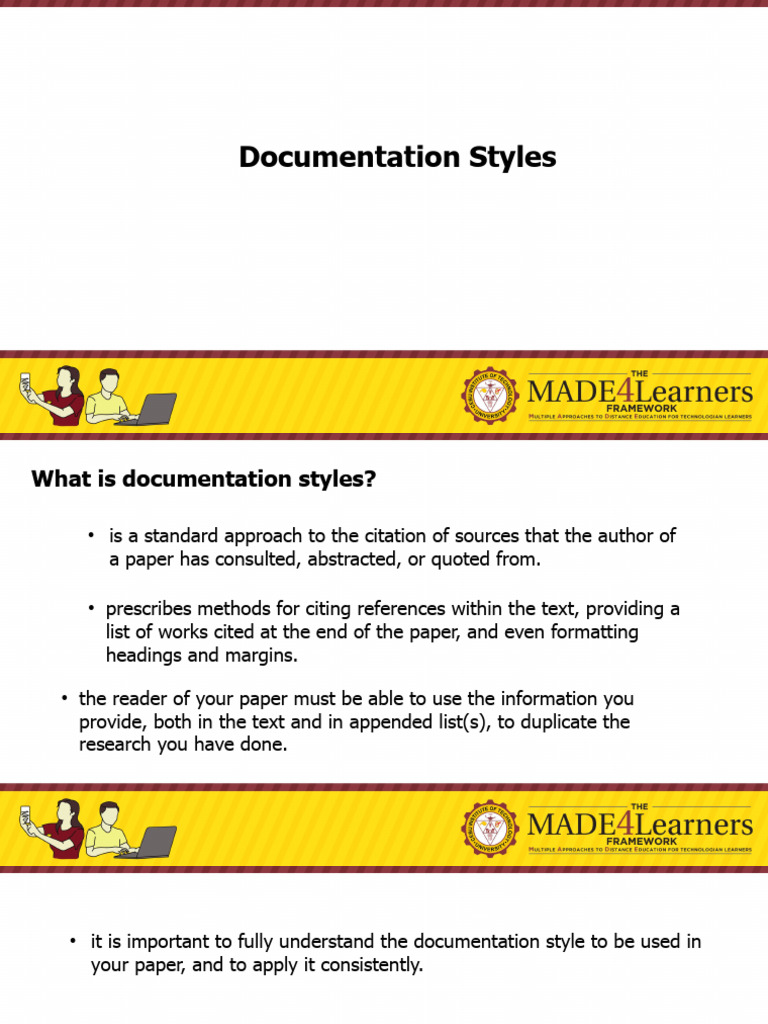 Documentation Styles 1 | Download Free PDF | Apa Style | Citation