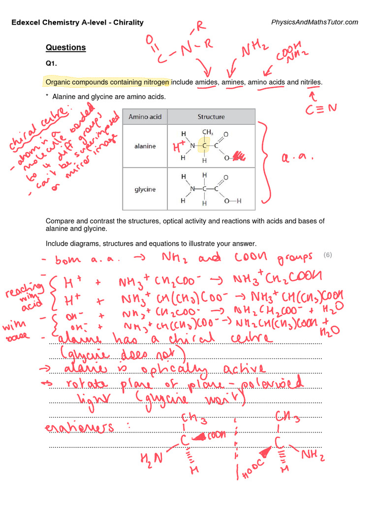 Chirality | PDF | Acid | Chirality (Chemistry)