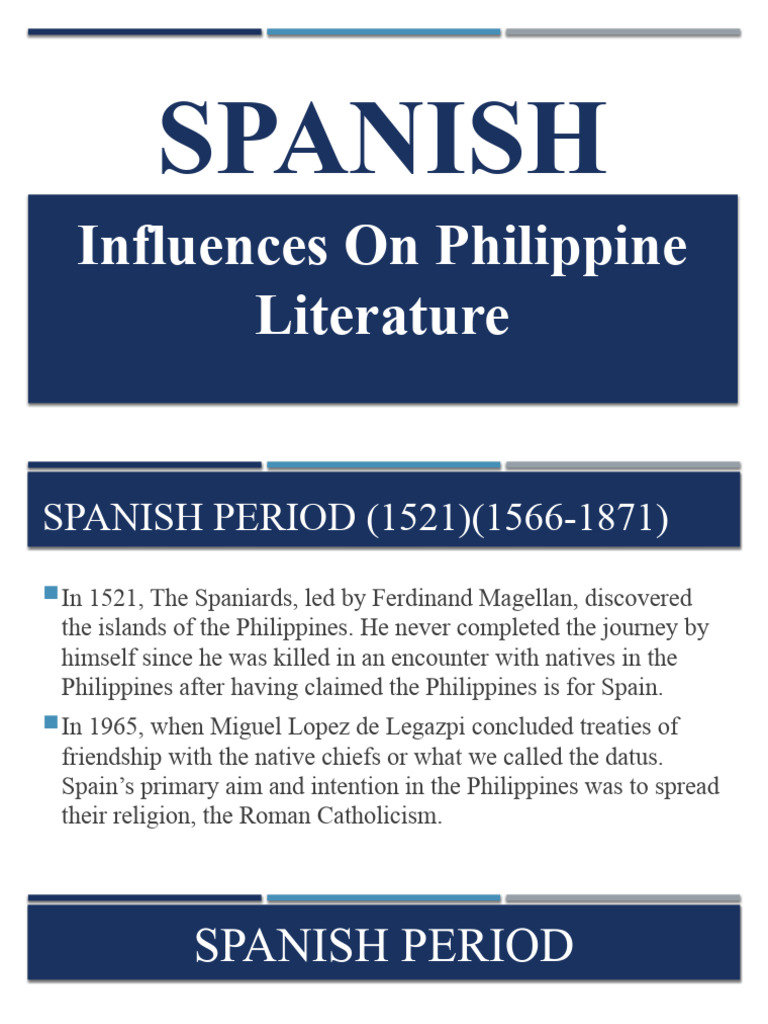 Spanish Influence on Philippine Literature | PDF | Philippines