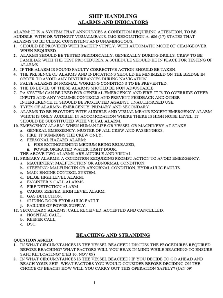 Ship Handling | PDF | Search And Rescue | Marine Salvage