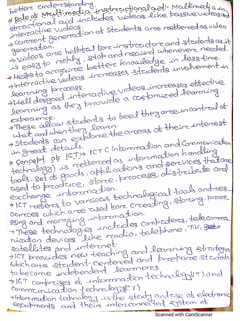 ICT For Bed 1st Sem | PDF