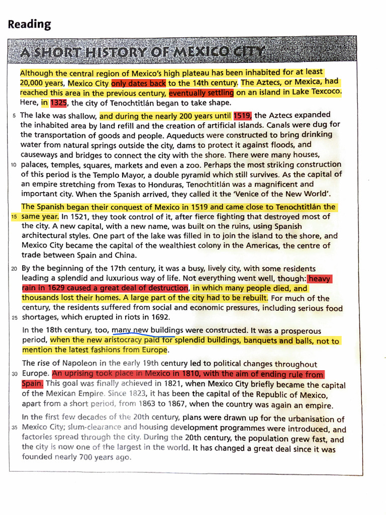 History of Mexico city | PDF