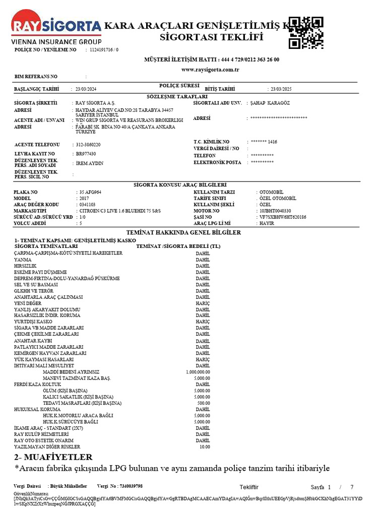 Şahap Karagöz Kasko | PDF