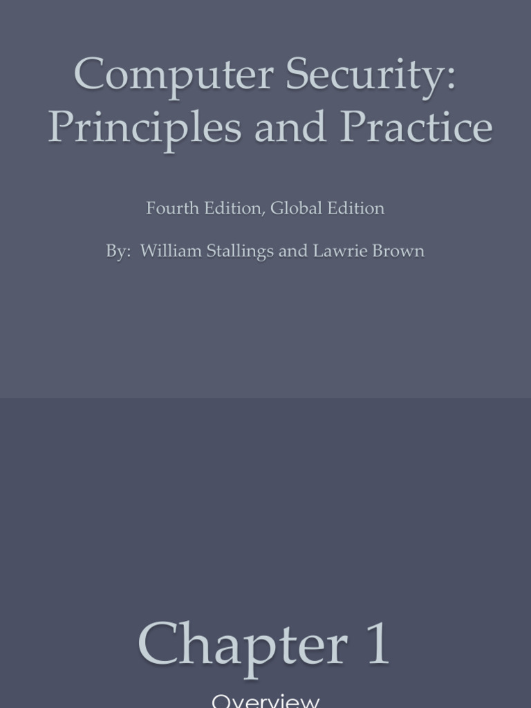 Lec1 - Foundation of Computer Security | Download Free PDF | Threat (Computer) | Information ...