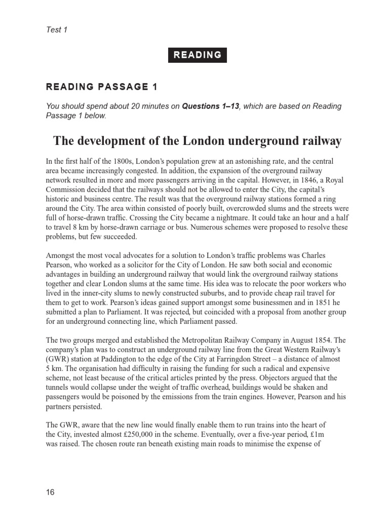 Practice Reading London - Underground | PDF | Tunnel | Rail Transport